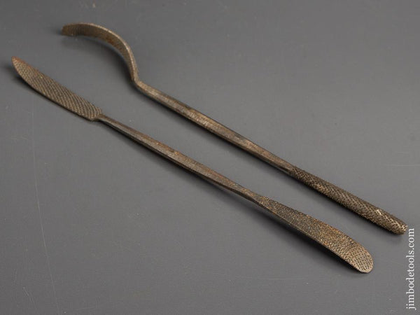 Sticky Sharp! Pair of 9 3/4 inch Italian Rifflers - 82005 – Jim Bode Tools