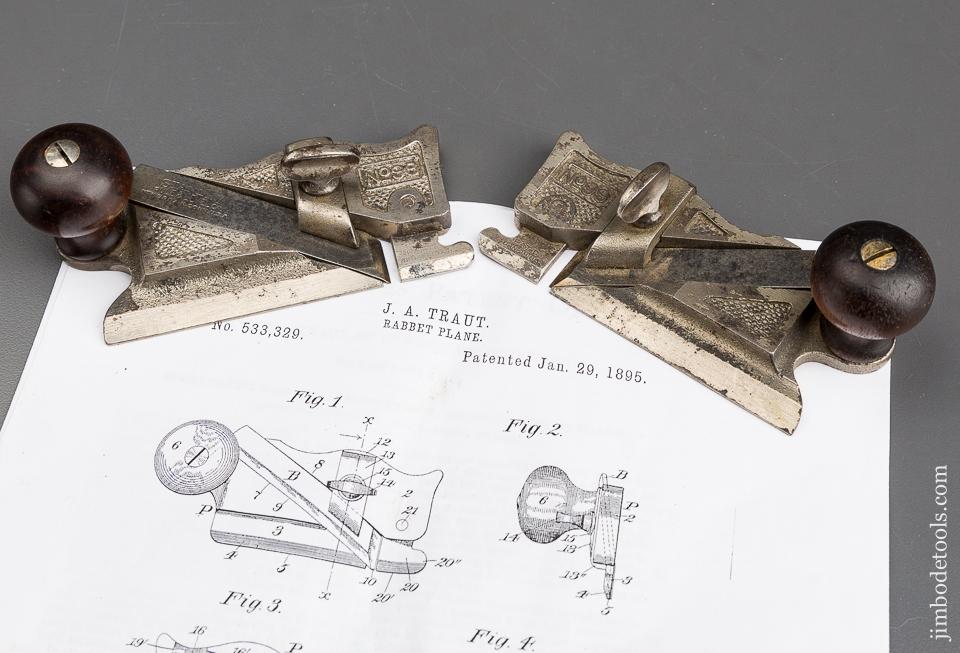 TRAUT's Patent STANLEY No. 98 & 99 Side Rabbet Planes - 83255 – Jim ...