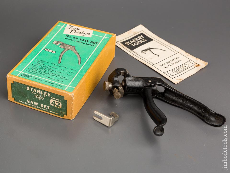 STANLEY No. 42X Saw Set in Original Box - 83507 – Jim Bode Tools
