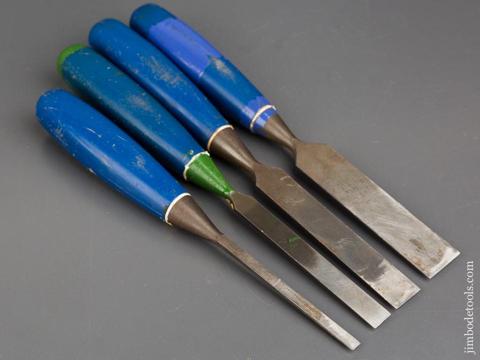 Set of Four MARPLES Blue Chip Chisels - 84071 – Jim Bode Tools