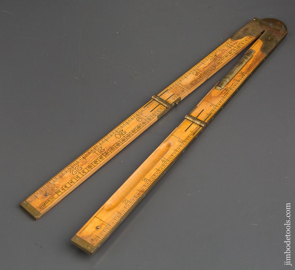 Two Foot Four Fold LUFKIN Boxwood & Brass Rule with Level - 84253 – Jim ...