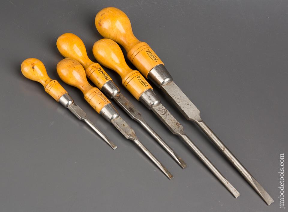 Set of Five English Turn Screws with Boxwood Handles MINT - 84361 – Jim ...