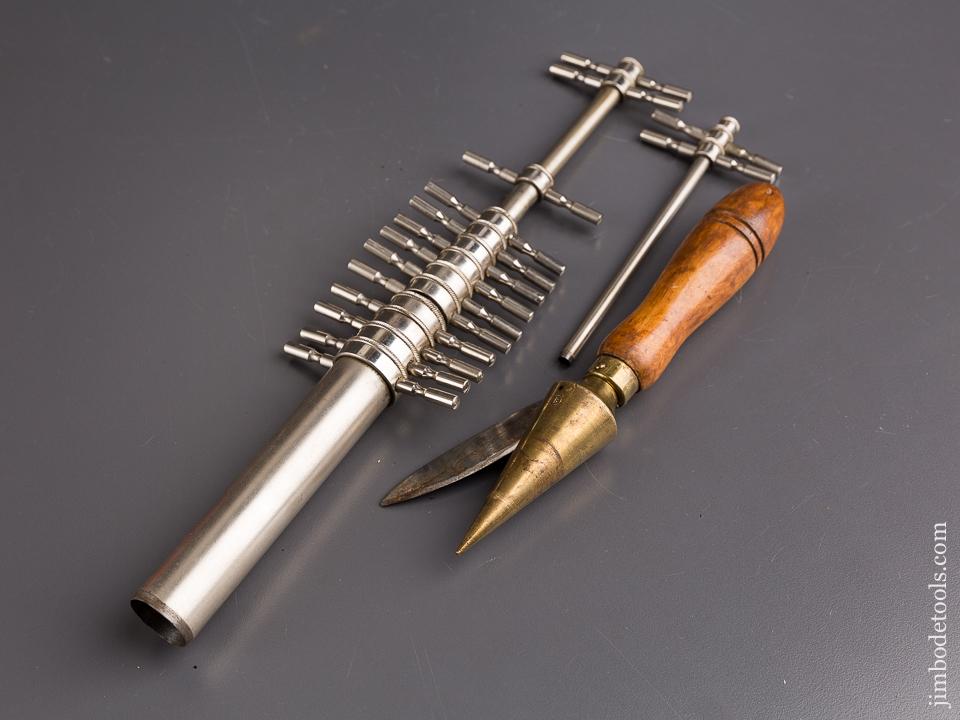 Mint! Nickeled Cork Borer or Gasket Punch Set * 85716 – Jim Bode Tools