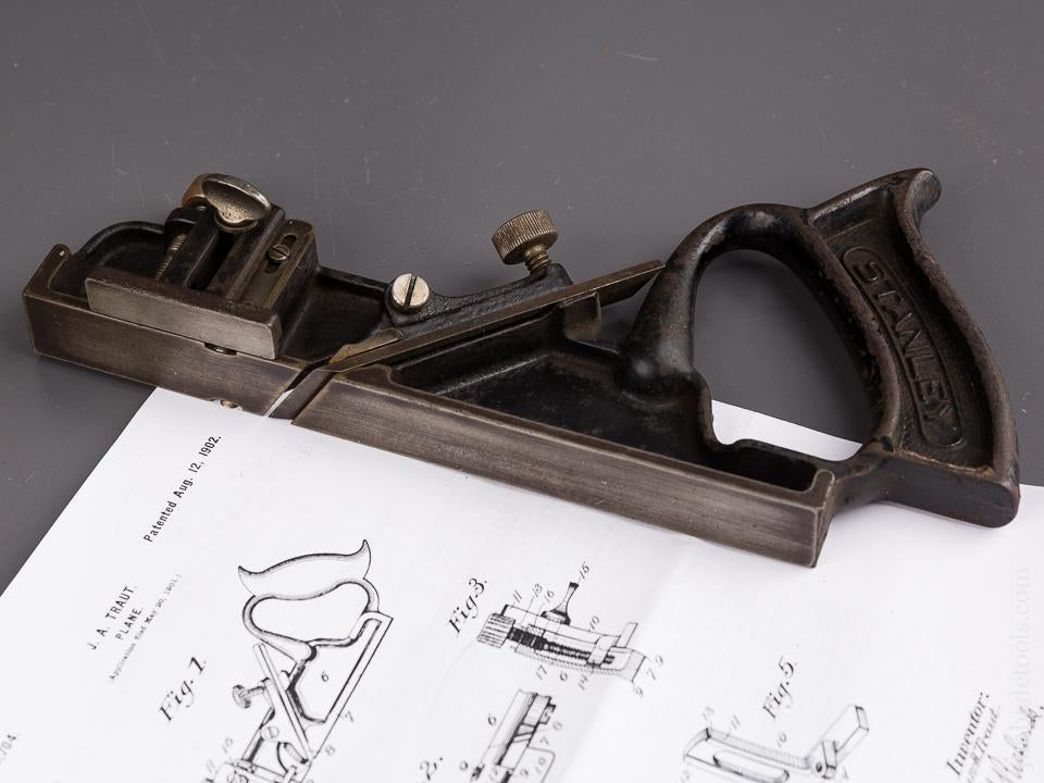 TRAUT Patent August 12, 1902 STANLEY No. 39 7/8 Dado Plane - 85866 ...