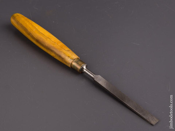 MINT 3/8 x 10 inch MARPLES Boxwood Handled Tang Firmer Chisel UNUSED ...