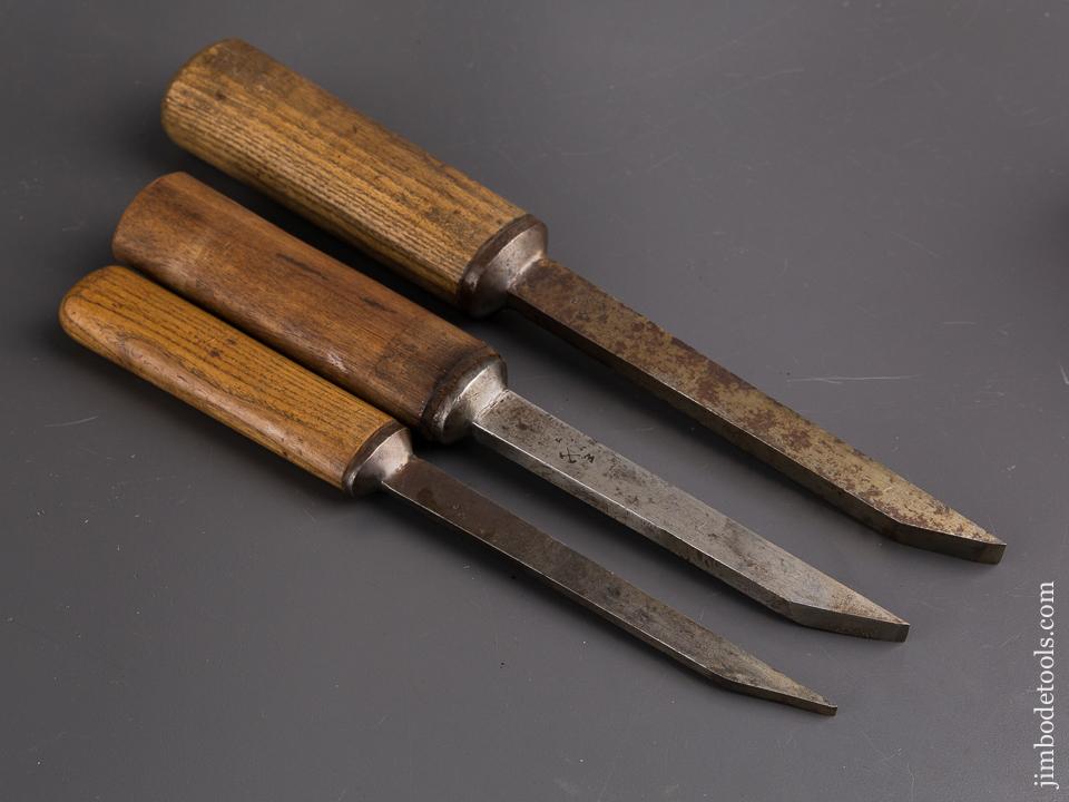 Three WARD Pig Sticker Mortise Chisels - 86566 – Jim Bode Tools