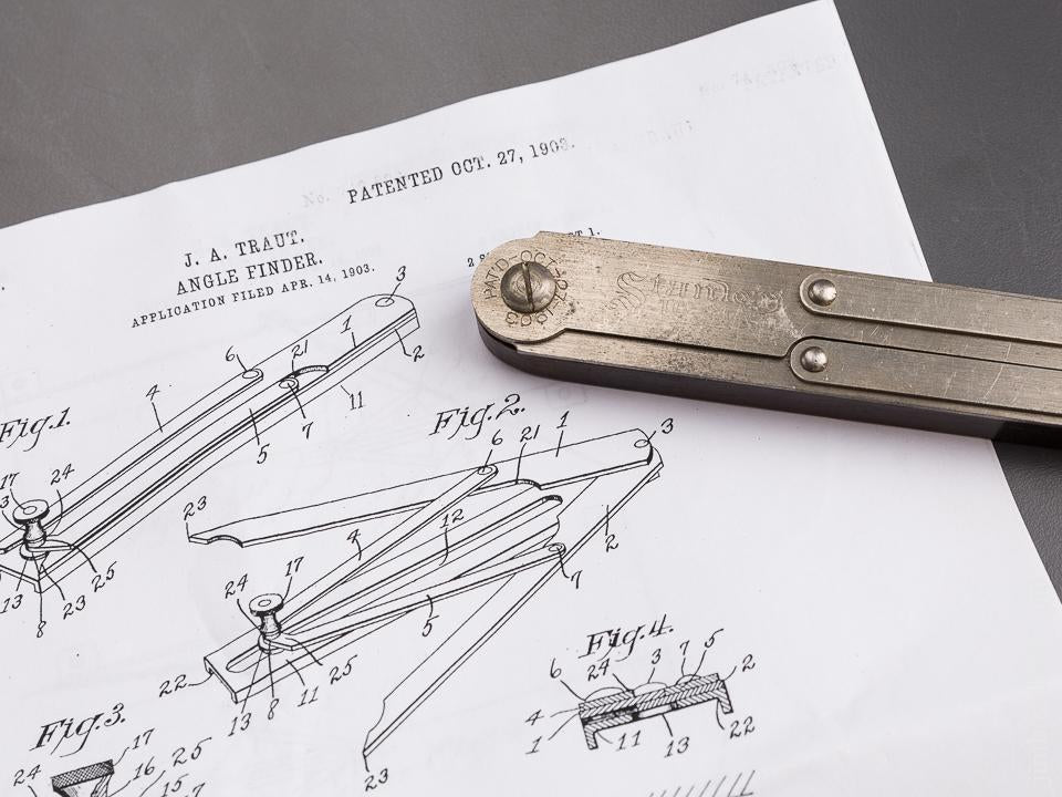 TRAUT Patent October 27, 1908 STANLEY No. 31 Angle Divider - 86846 ...