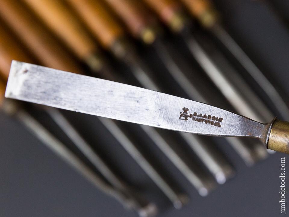 Set of Ten ADDIS Boxwood Handled Carving Chisels - 86897 – Jim Bode Tools
