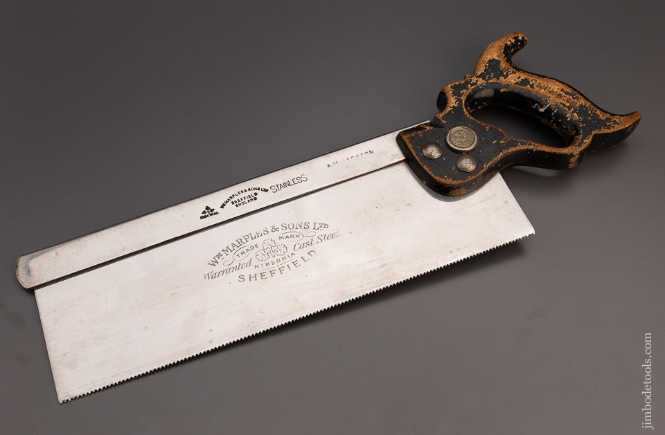 RARE 12 point 12 inch Rip MARPLES Stainless Back Saw * 86986 – Jim Bode ...
