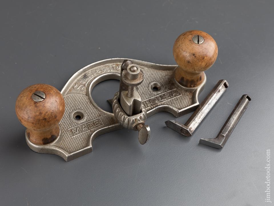 STANLEY No. 71 1/2 Router Plane with Three Cutters - 87426 – Jim Bode Tools