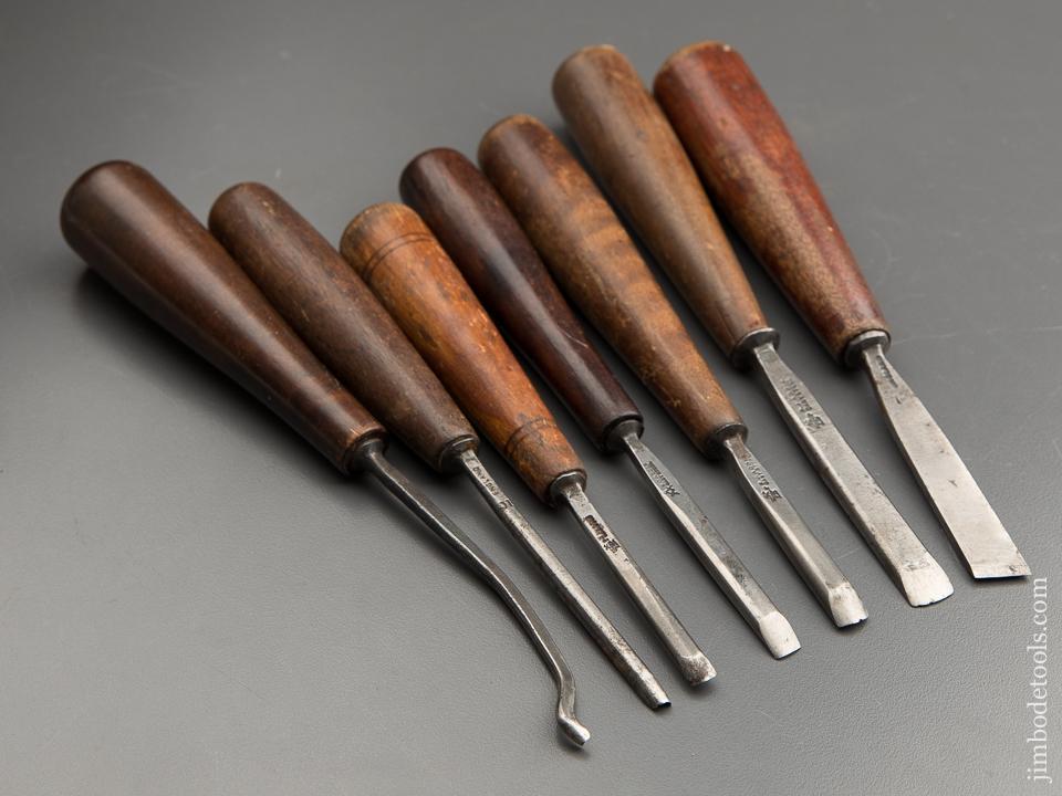 Set of Seven ADDIS Carving Chisels - 87733 – Jim Bode Tools