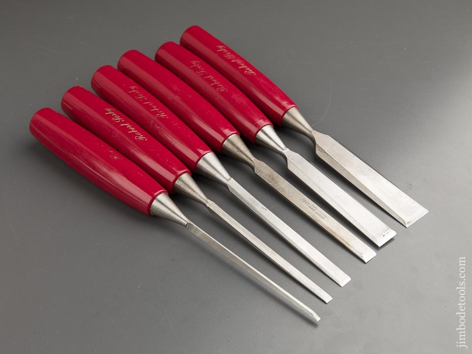 MINT Set of Six ROBERT SORBY Firmer Chisels - 87946 – Jim Bode Tools
