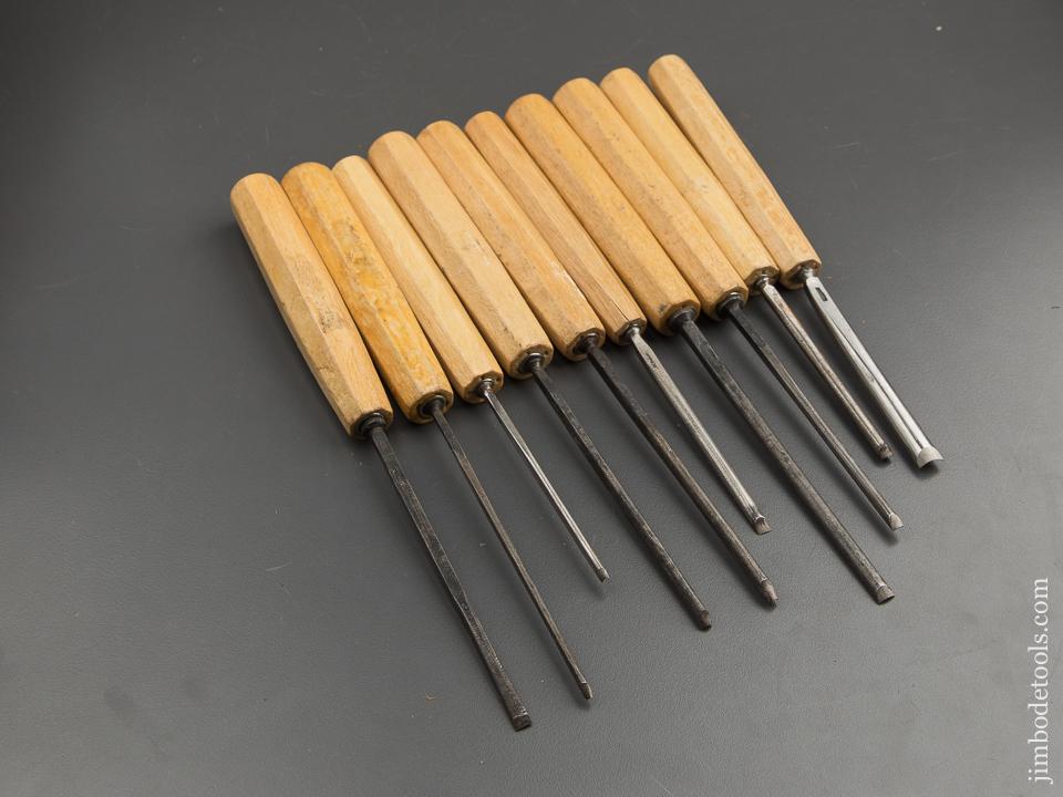 Ten DASTRA Carving Gouges with Decals - 88638 – Jim Bode Tools