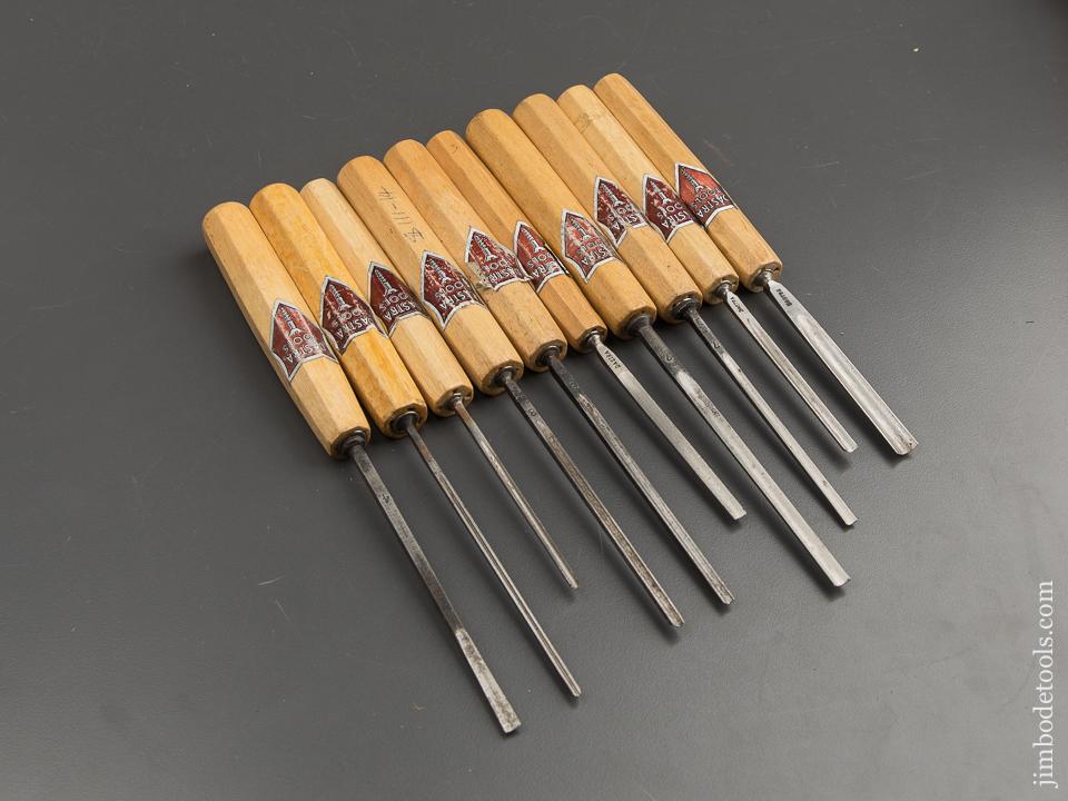 Ten DASTRA Carving Gouges with Decals - 88638 – Jim Bode Tools