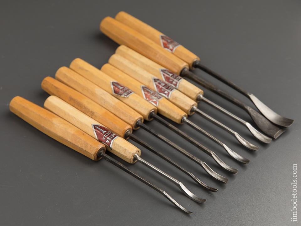 Set of Ten DASTRA TOOLS Carving Gouges with Decals - 88653 – Jim Bode Tools