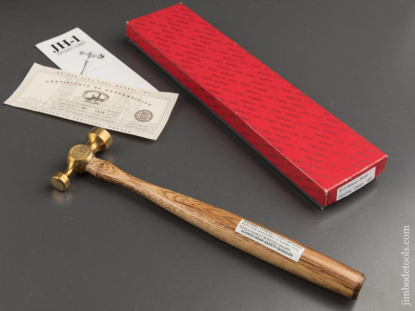 1995 BRIDGE CITY TOOL WORKS JH-1S Brass Hammer in Original Box - 88992 ...