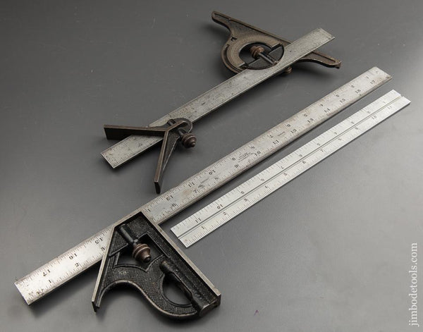 STARRETT Combination Square Set with Three Scales - 89418 – Jim Bode Tools
