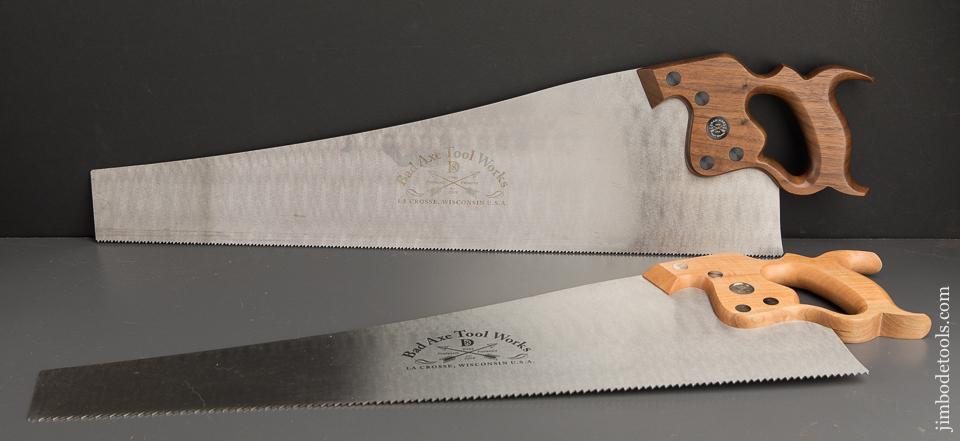 NEW Pair of BAD AXE TOOL WORKS D8 Hand Saws Crosscut & Rip - 90154 - A ...