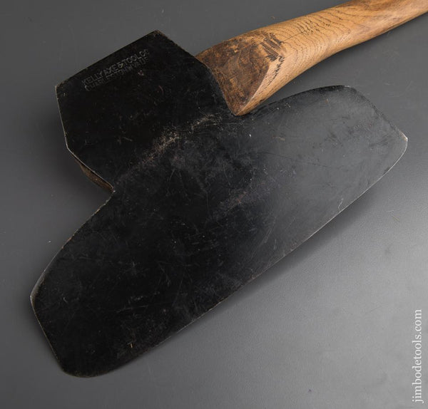 Extra Fine! KELLY Offset Broad Axe with Original Paint & Label! NEAR M ...