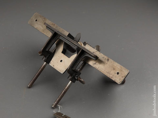 STANLEY No. 171 Door Trim & Router Plane COMPLETE with All Three Cutte ...