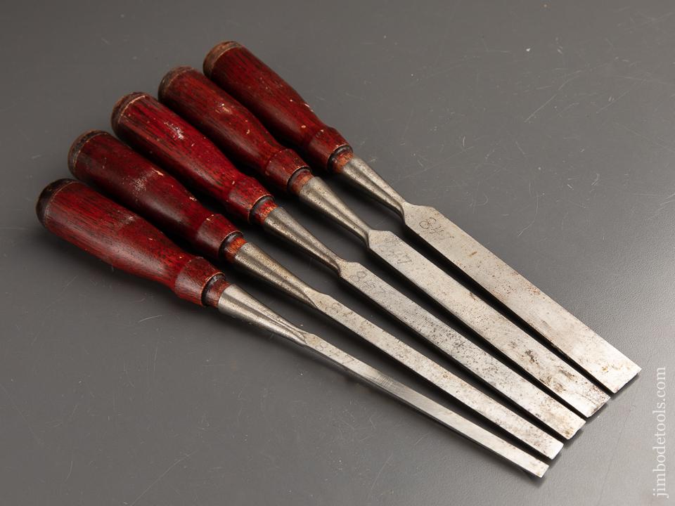 Fabulous Set of Five STANLEY No. 720 Chisels NEAR MINT - 91214 – Jim ...