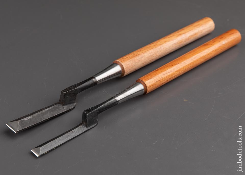 Two MINT Japanese Dog Leg Dovetail Chisels - 91725 – Jim Bode Tools