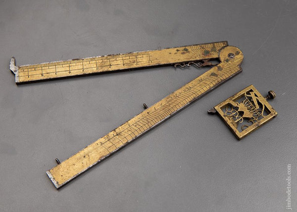 AMAZING! 18th Century Calculating Rule and Caliper - 92198U – Jim Bode ...
