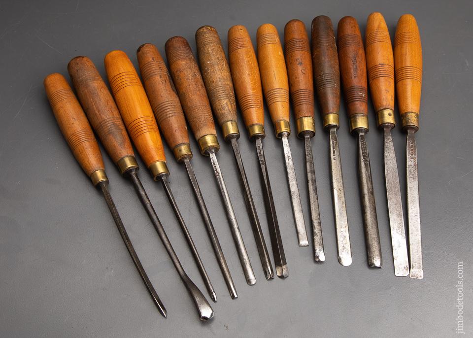 Thirteen ADDIS Carving Chisels * 92563 – Jim Bode Tools