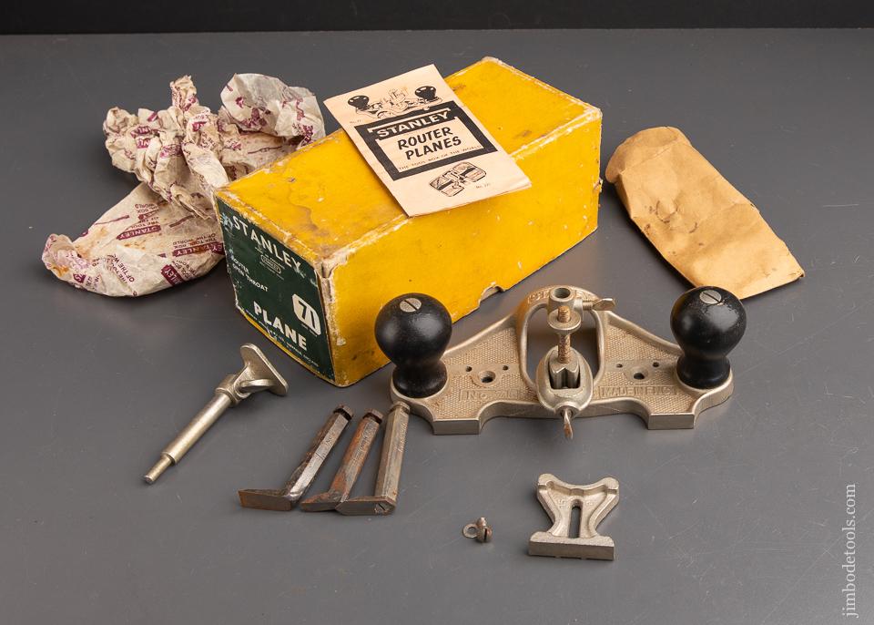 STANLEY No. 71 Router Plane 100% COMPLETE in Original Box - 92720 – Jim ...