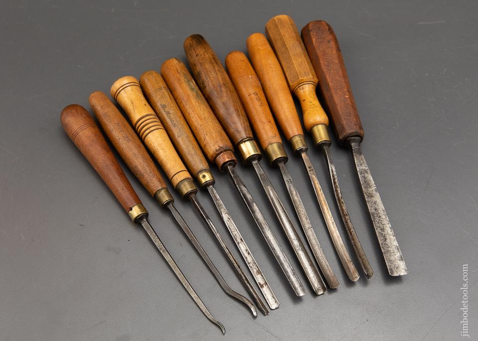 TEN Awesome ADDIS Carving Gouges --- 93032 – Jim Bode Tools