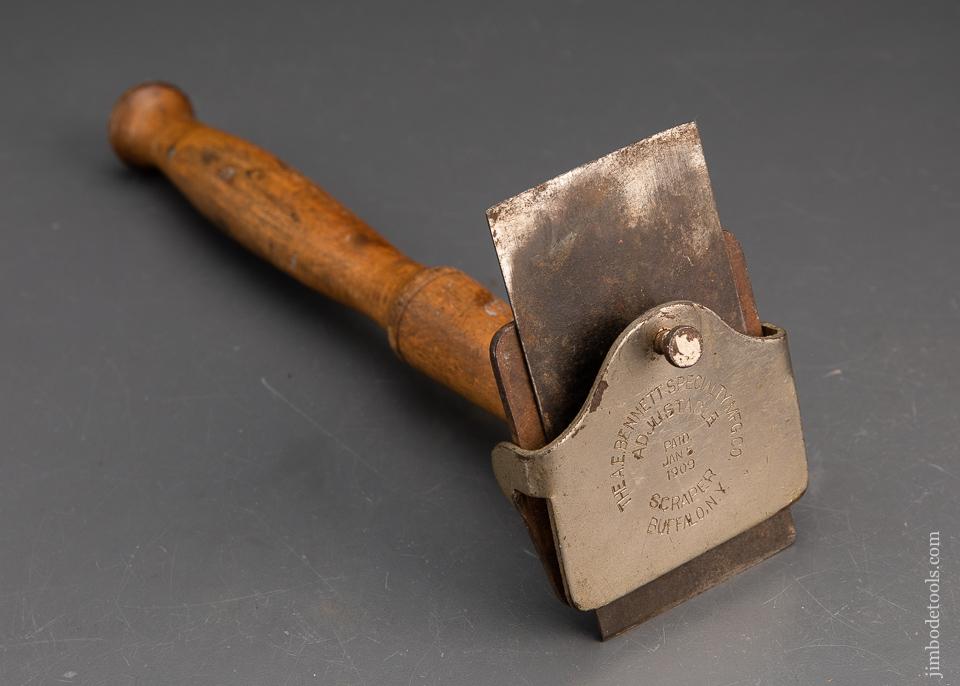 Patented A.E. BENNETT Adjustable Scraper Plane - 94133 – Jim Bode Tools