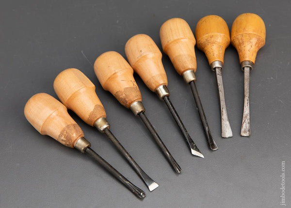 Seven Palm Gouges - 94250 – Jim Bode Tools