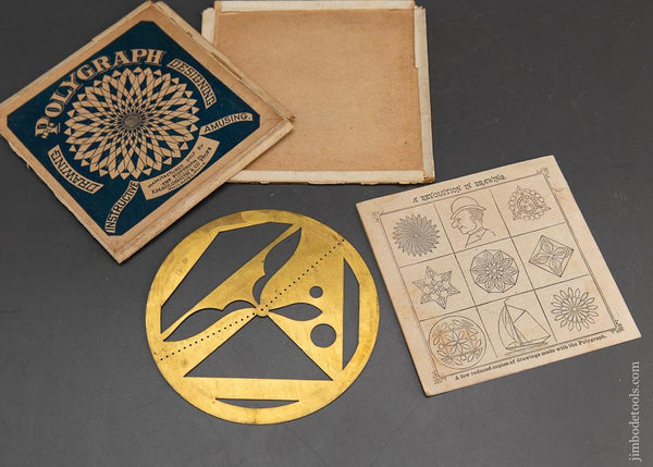 Polygraph 1885 Patent Drawing Tool MINT in its Original Box with Instr ...