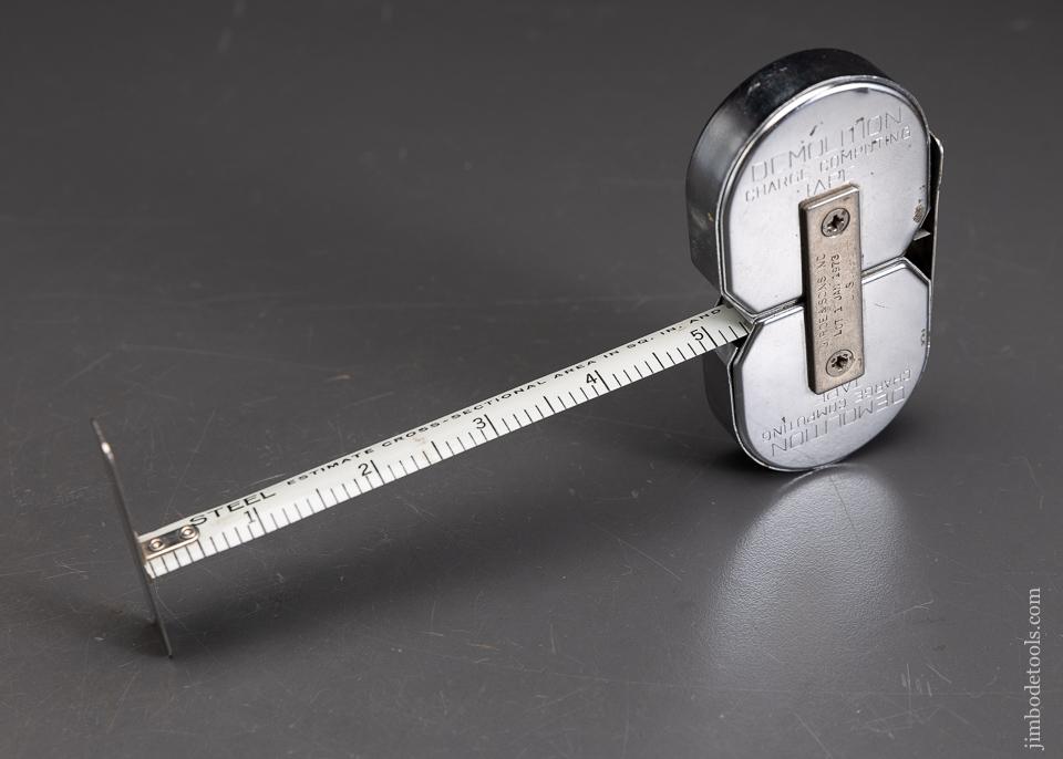 Unusual Demolition Charge Computing Tape Measure by J. ROE & Sons INC ...