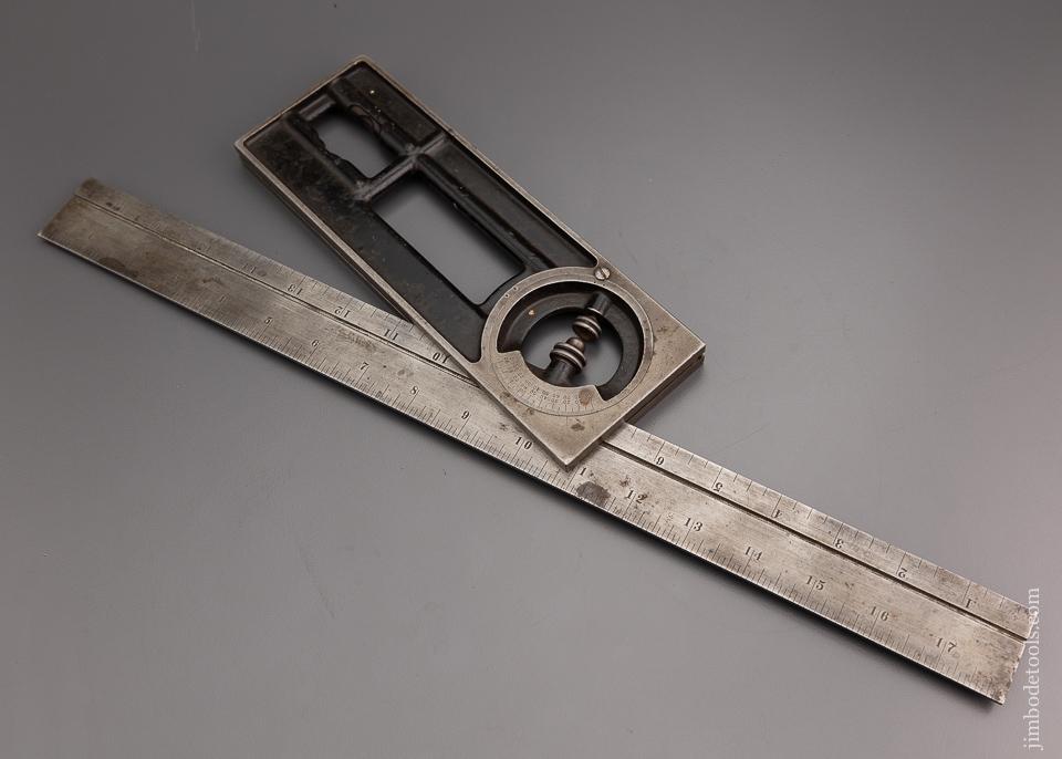 Rare and Fine STARRETT No. 439 Builder’s Square with Original Wide Bla ...