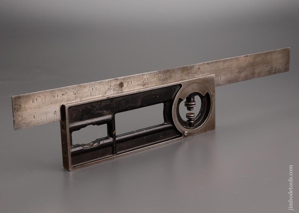 Rare and Fine STARRETT No. 439 Builder’s Square with Original Wide Bla ...