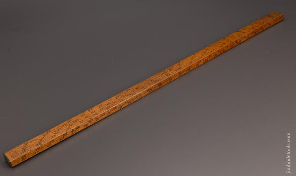24 Inch Log & Lumber Calculating Rule by “R.B. HASELTON MAKER GROTON ...