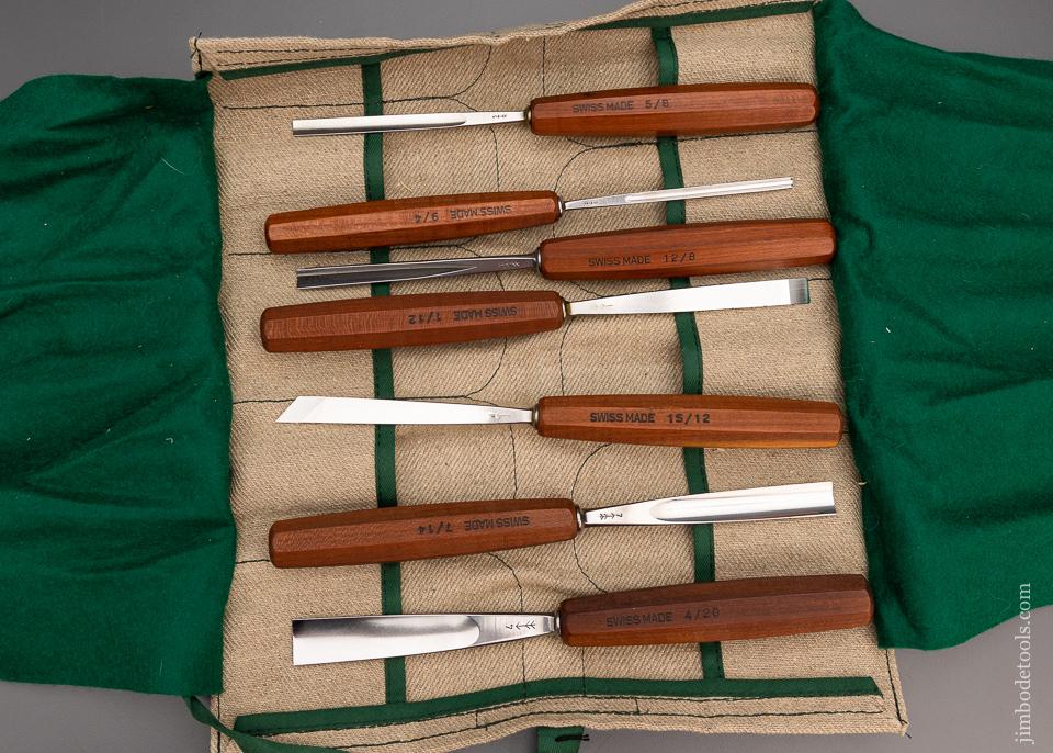 Mint Set of 7 PFEIL SWISS MADE Carving Chisel in Roll - 98224 – Jim ...
