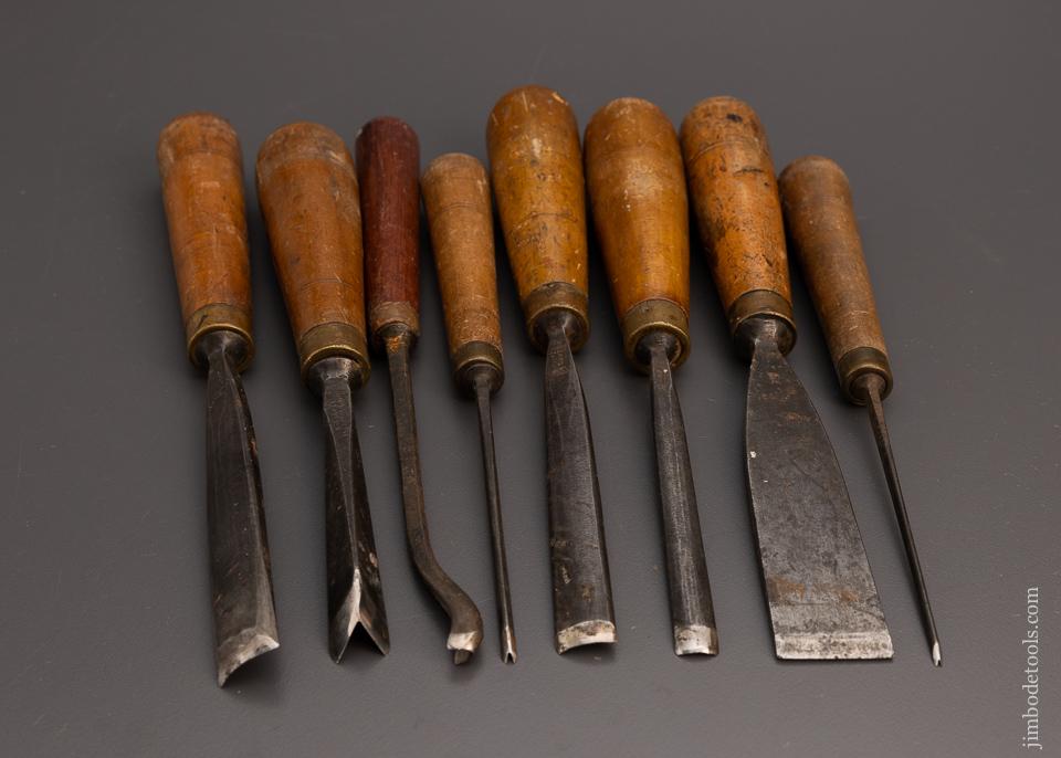 Set of 8 ADDIS Carving Chisels - 98983 – Jim Bode Tools
