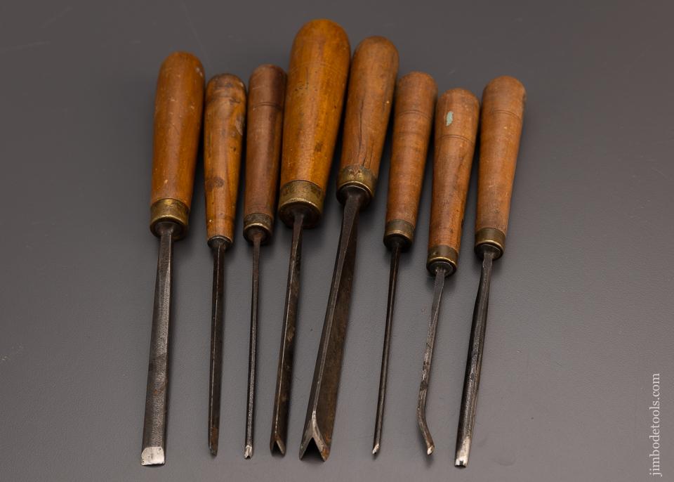 Set of 8 ADDIS Carving Chisels - 99047 – Jim Bode Tools