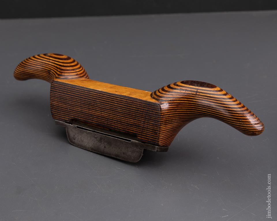 Stunning Ram's Horn Scraper Plane in Contrasting Maple and Mahogany ...