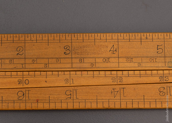 Fine RABONE 3 Fold Timber Rule with Slide & Scales - EXCELSIOR 101778 ...