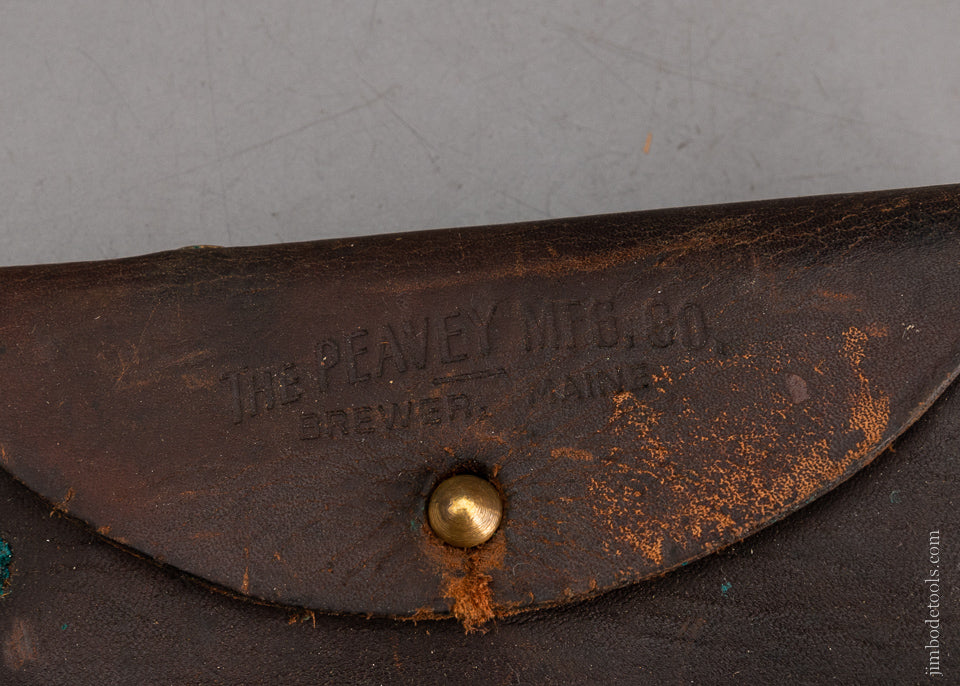 Spectacular Early PEAVEY MFG. CO. Brewer, Maine Belt Hatchet Canoe Hat ...