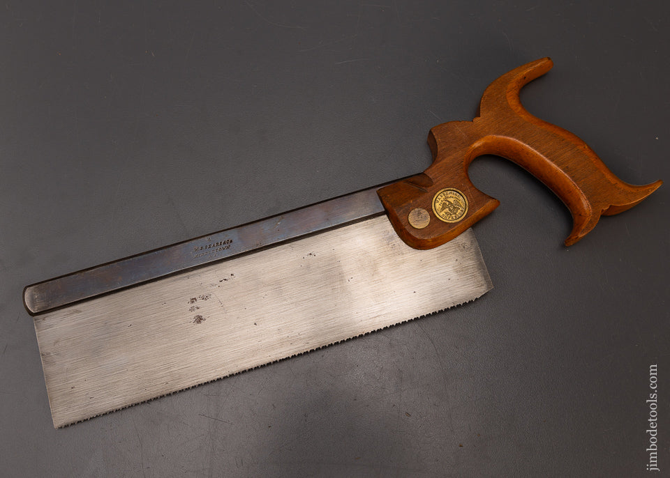 Spectacular New Old Stock W.B. SEARS & CO. Back Saw ca. 1850 - EXCELSI ...