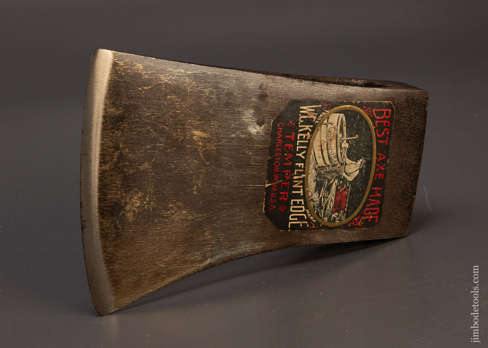 Very Rare Double Sided Advertising Axe with Full Paint & Labels on Bot ...