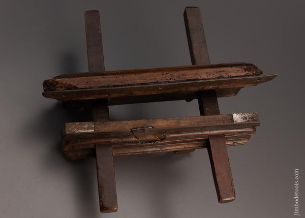 Gorgeous 1836 Dated & Carved Dutch Plow Plane -- EXCELSIOR 99330 – Jim ...